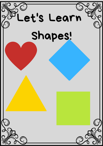Let’s Learn Shapes: A Fun Activity Book for Kids | Teaching Resources