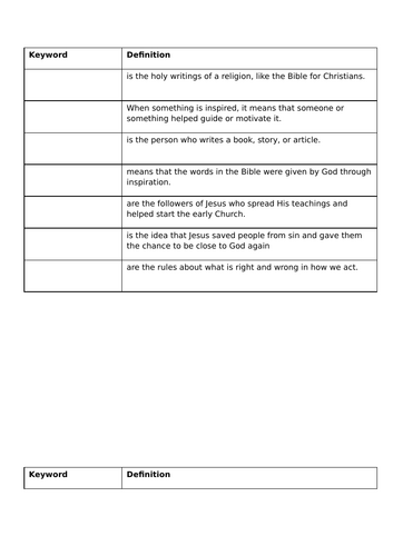 Y7: KS3 CATHOLIC RED: Prophecy and Promise - What is sacred scripture ...