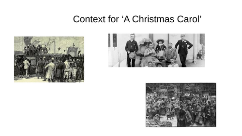 Context: 'A Christmas Carol' | Teaching Resources