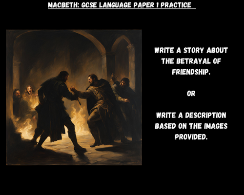 Macbeth Inspired Creative Writing Tasks | Teaching Resources