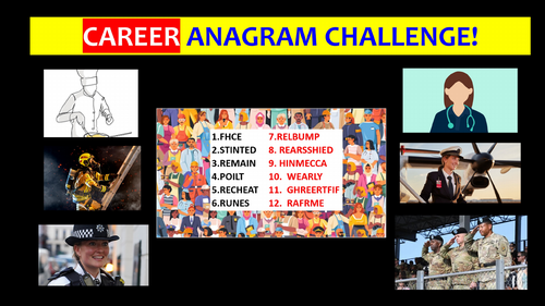 The CAREER / JOBS Anagram Challenge! | Teaching Resources