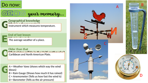 Weather and Climate (Key stage 3) | Teaching Resources