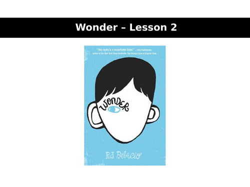 'Wonder" Whole Teaching Pack including PowerPoints, quizzes and ...