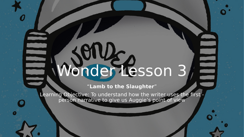 'Wonder" Whole Teaching Pack including PowerPoints, quizzes and ...