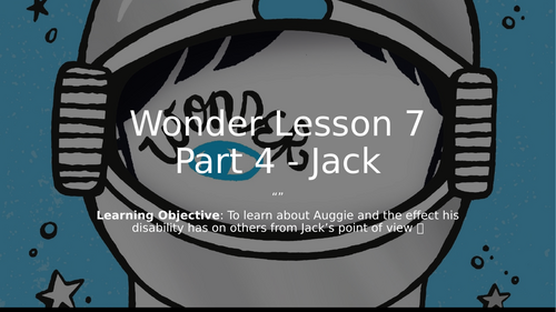 'Wonder" Whole Teaching Pack including PowerPoints, quizzes and ...