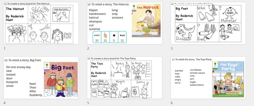Oxford Reading Tree: Kipper, Biff and Chip Story Boards | Teaching ...