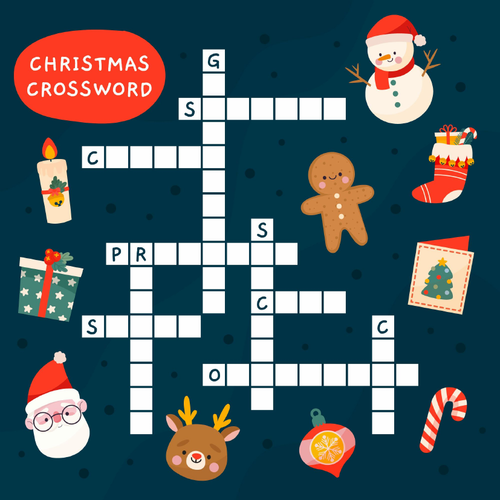 christmas CROSSWORED FOR KIDS | Teaching Resources
