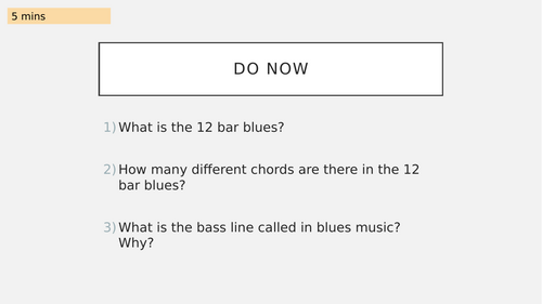 Blues Music - Year 7 - Resource Bundle | Teaching Resources