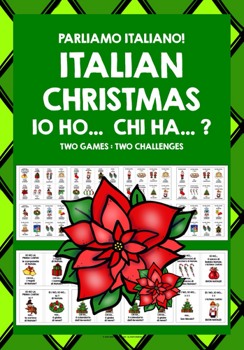 ITALIAN CHRISTMAS I HAVE, WHO HAS? | Teaching Resources