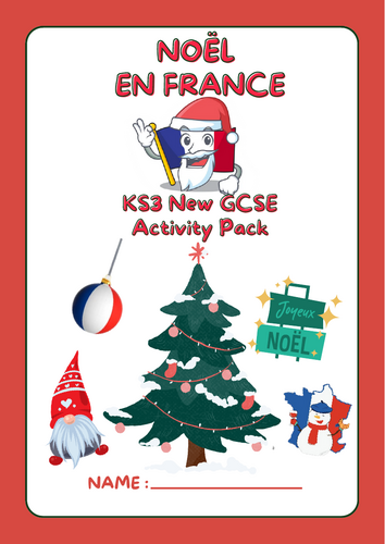 KS3 Christmas French Booklet (Cover Work/Zero Prep, Easy Lessons). Fit ...