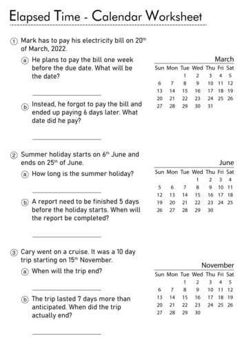 2nd Grade Elapsed Time Activity Worksheets | Teaching Resources