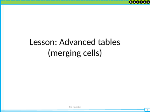 Advance Table website | Teaching Resources