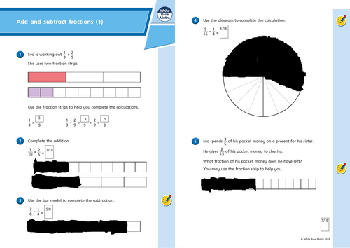 add and subtract fraction | Teaching Resources