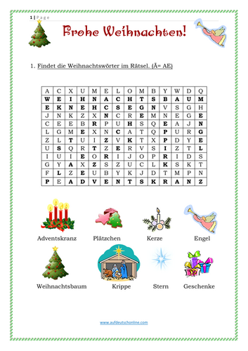 Christmas Word Search & Christmas Traditions Activity | Teaching Resources