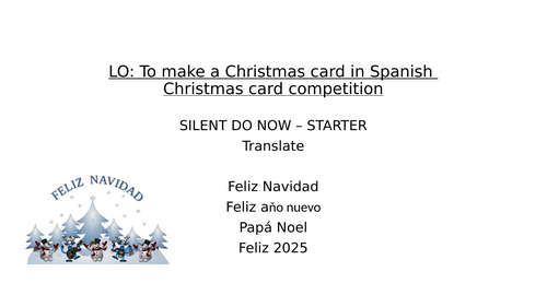 Spanish Christmas lesson with wordsearches, quiz, videos and colouring ...