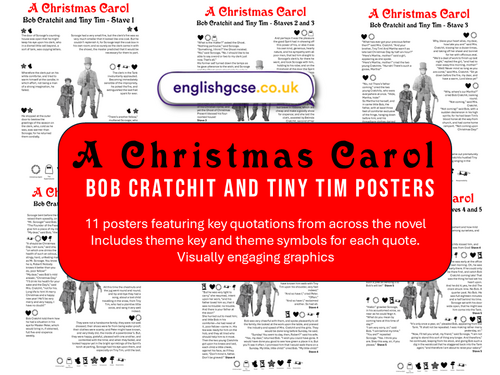 Bob Cratchit Tiny Tim | Teaching Resources
