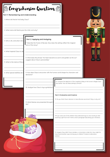 The Life and Adventures of Santa Claus Scaffolded Christmas Reading ...