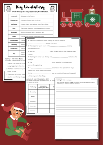 The Life and Adventures of Santa Claus Scaffolded Christmas Reading ...