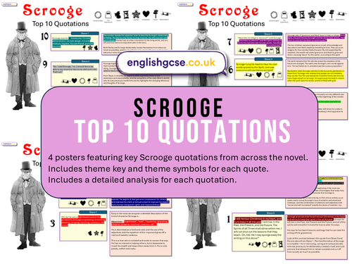 Scrooge A Christmas Carol Quotes | Teaching Resources