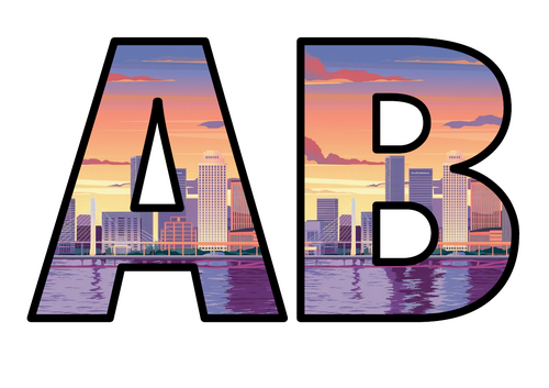 Florida Skyline NEW Lettering FULL Set Instant Display Title Whole ...