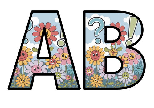Grammar Garden NEW Lettering FULL Set Instant Display Title Whole ...