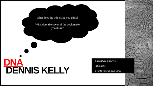 DNA Dennis Kelly | Teaching Resources