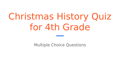Grade 4 Christmas History PowerPoint and Lesson Plan | Teaching Resources