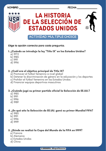 Historia de la USWNT (fútbol femenino) lectura | Women's Football ...