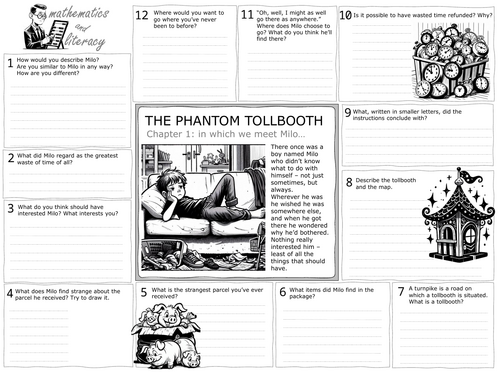 The Phantom Tollbooth - chapter 1: in which we meet Milo... | Teaching ...