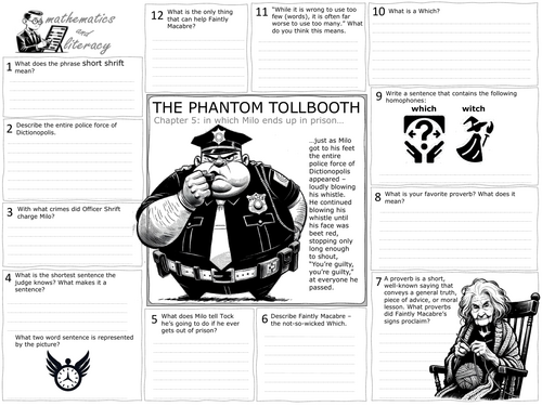 The Phantom Tollbooth - chapter 5: in which Milo ends up in prison ...