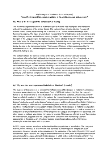 FULL 2025 PAPER 2 EXAM & MODEL ANSWERS X 5 (40 MARKS) - IGCSE HISTORY ...