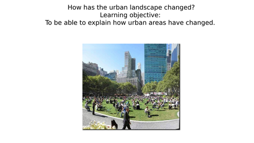 AQA A Level Geography Changing Urban Environments full unit 38 lessons ...