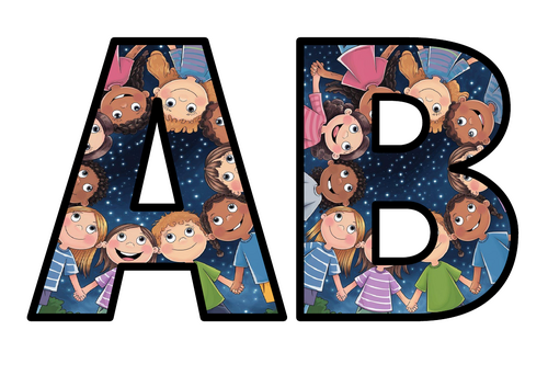 Our Class Team Smiles NEW Lettering FULL Set Instant Display Title ...