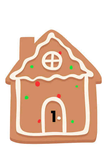 Gingerbread Numicon Men and Houses 1-10 | Teaching Resources