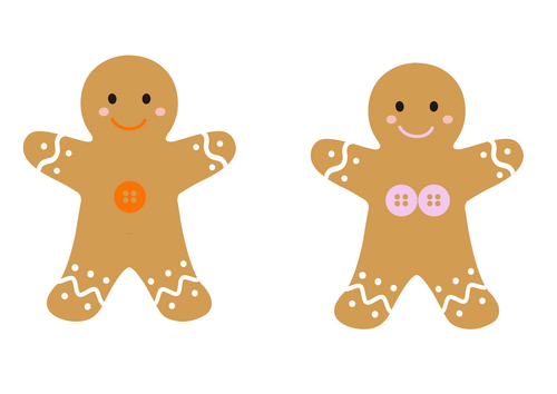 Gingerbread Numicon Men and Houses 1-10 | Teaching Resources