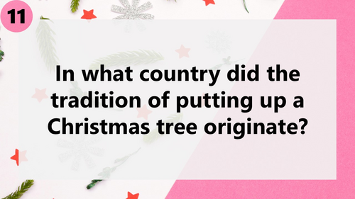 Creative iMedia R093 Multiple Choice Christmas Quiz | Teaching Resources