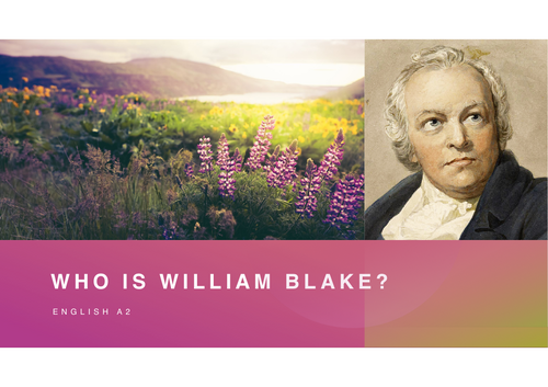 The Life of William Blake | Teaching Resources