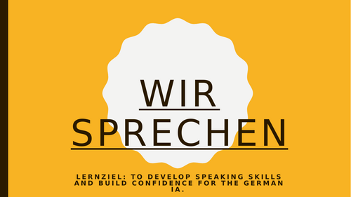 IB Ab Initio German Speaking Revision | Teaching Resources