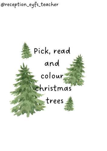 Pick, Read and Colour | Teaching Resources