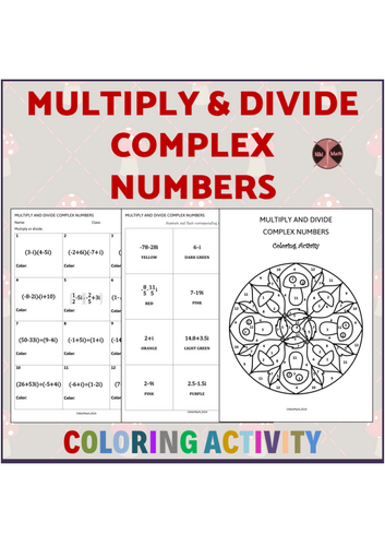 Multiply and Divide Complex Numbers | Teaching Resources