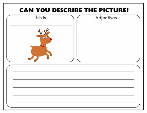 Christmas sentence writing activity | Teaching Resources
