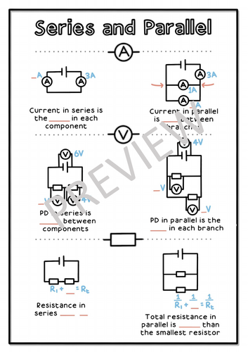 Worksheet: Series and Parallel Circuits | Teaching Resources