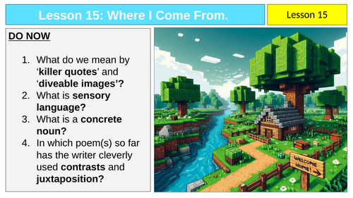 Poetry Adventure Identity | Teaching Resources