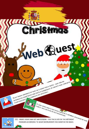 SPANISH CHRISTMAS WEBQUEST | Teaching Resources