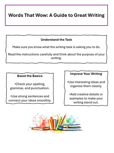 Words That Wow: A Guide to Great Writing (Tailored for KS2 and KS3 ...