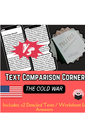 GCSE & IGCSE English & History: Compare & Contrast Texts on The Cold ...