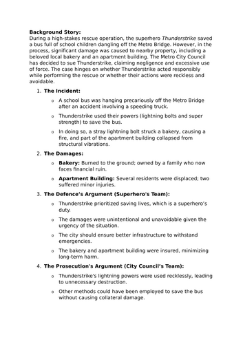 English - Rhetoric - Closing Speeches | Teaching Resources