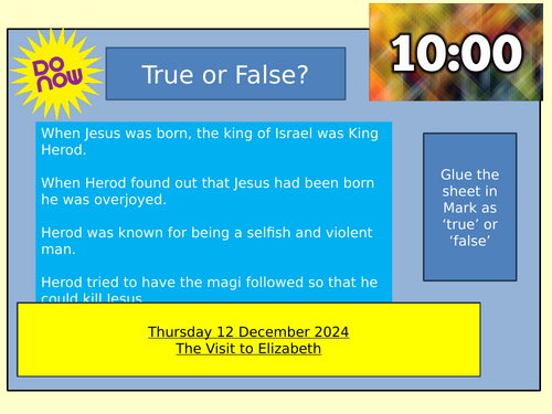 The Birth of Jesus | Teaching Resources
