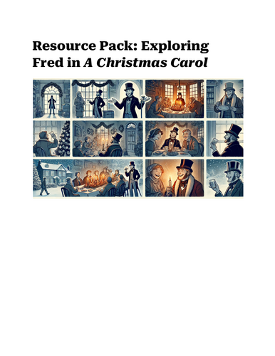A Christmas Carol: Fred - Activities for SEN and ESL Learners ...
