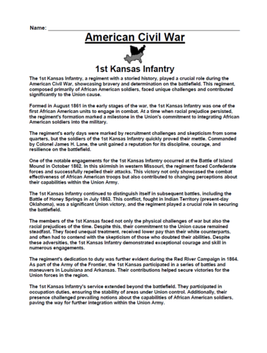 American Civil War Worksheet Packet (54 Assigments) | Teaching Resources